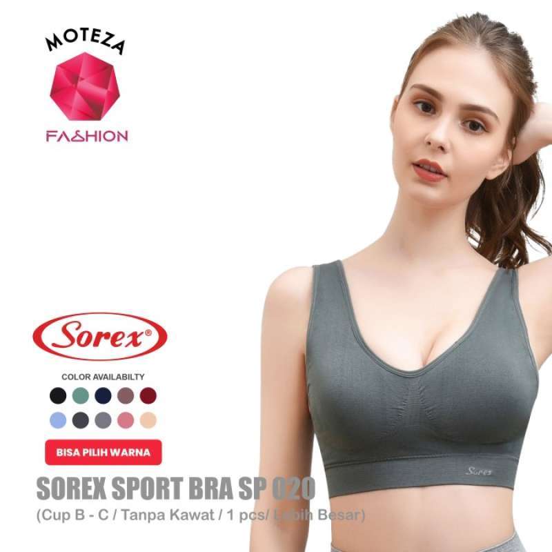 Promo Sorex Bra - Sp 020 & 021 - Tanpa Kawat - Active Sport Olahraga Stretch - Warna Lain, Sp ...