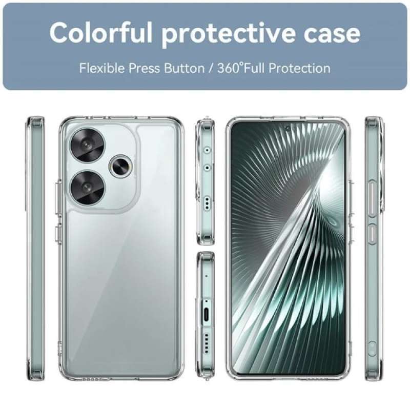Jual Casing Xiaomi Poco F6 Case Tranparant Plating Premium Softcase Di ...