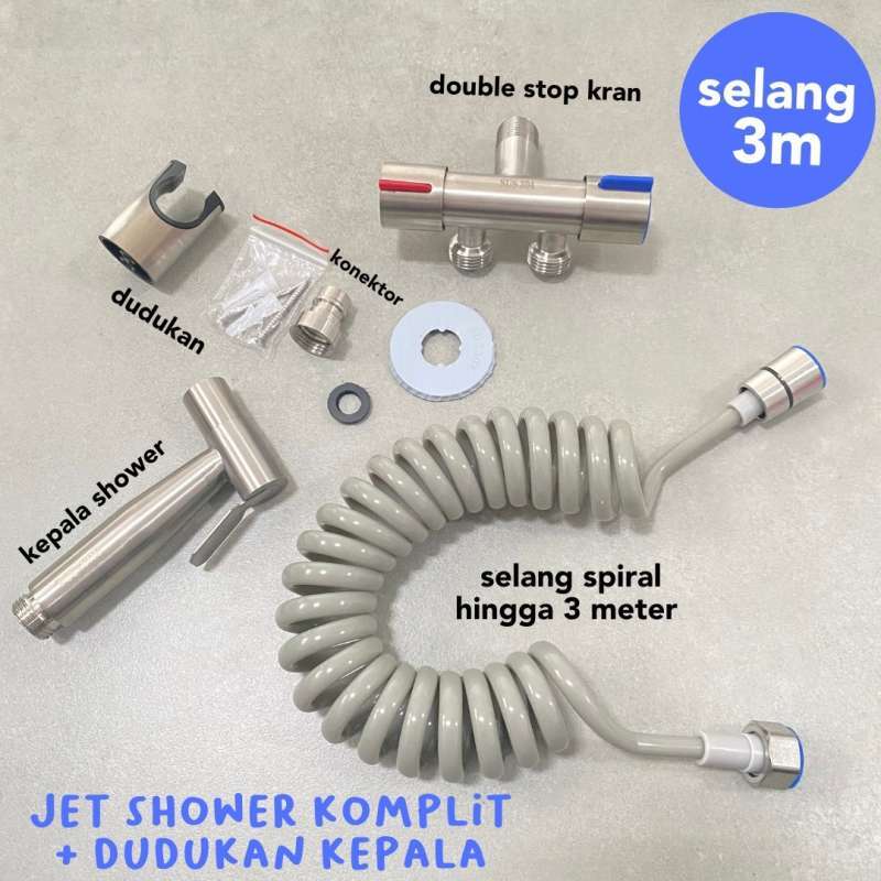 Promo Jet Shower Stainless Steel Sus 304 Shower Cebok Asli Sus 304 Jet ...