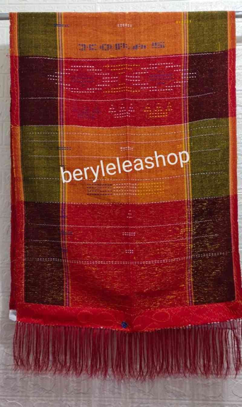 Jual Ulos Sadum Pelangi Rumbai Padat - Ulos Holong Adat Batak Di Seller Winter - Cengkareng ...