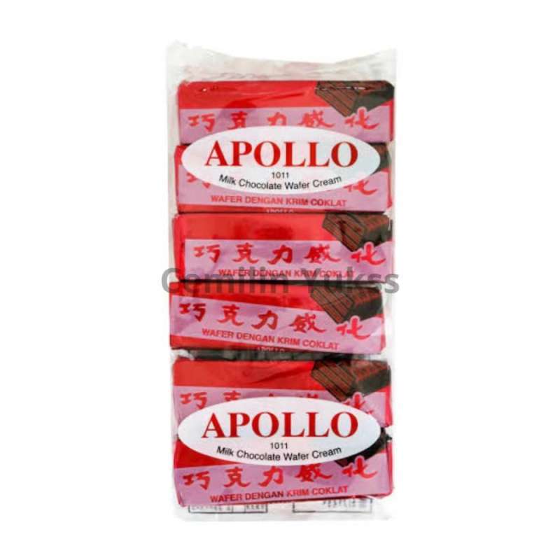 Jual Apollo Chocolate Wafer 144g Apollo Milk Wafer Cream 144g Wafer ...