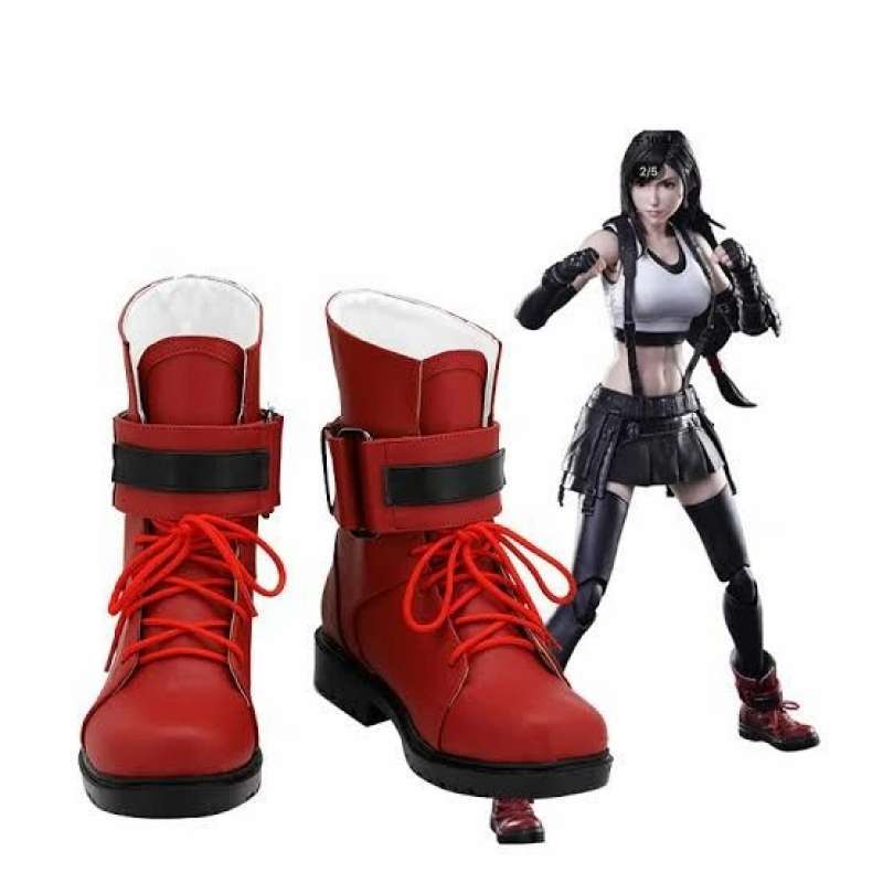 Jual Ready Tifa Lockhart Final Fantasy Vii Costume Cosplay Wig Shoes Di ...