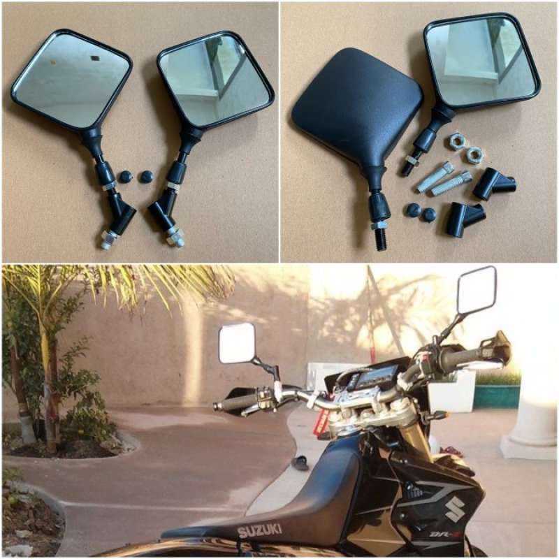 Promo Spion Trail Motocross Supermoto Model Kotak Honda Crf Kawasaki ...