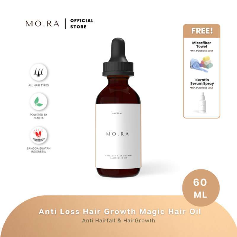 Jual Anti Loss Hair Growth Magic Hair Oil Mora Essentials Di Seller Pro ...