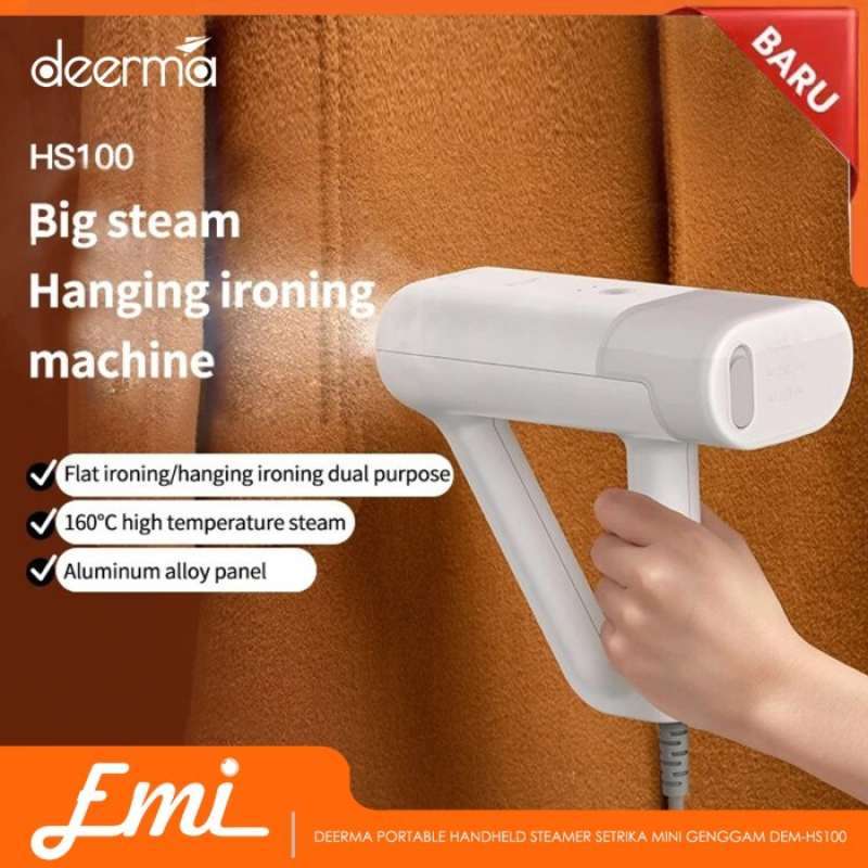 Promo Deerma Hs100 Iron Steam Setrika Uap Handheld Portable Steamer ...