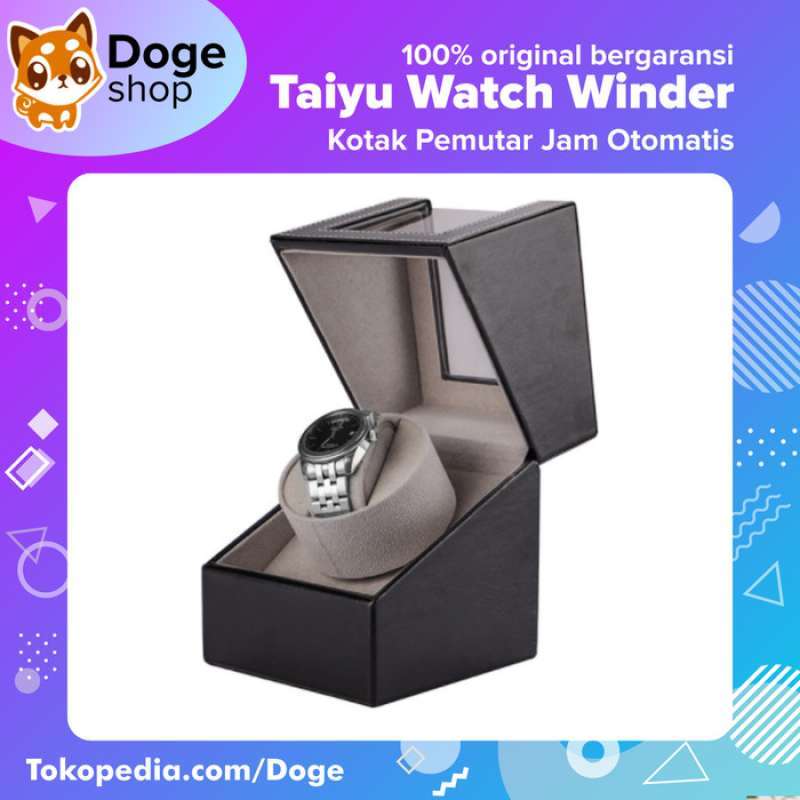 Promo Taiyu Watchder Automatic Pemutar Kotak Jam Tangan Otomatis 1 Slot ...