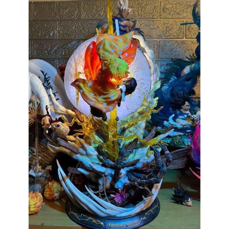 Promo Zenitsu Agatsuma Demon Slayer Statue By Yoyo Studio Led Diskon 10 ...