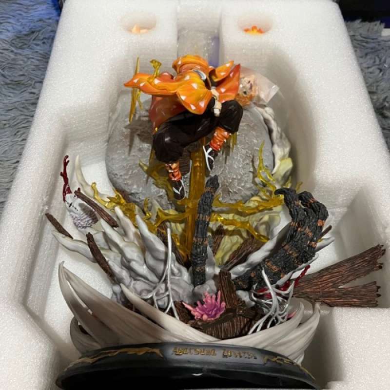 Promo Zenitsu Agatsuma Demon Slayer Statue By Yoyo Studio Led Diskon 10 ...