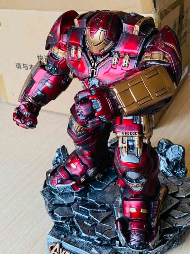 Promo Statue Hulkbuster Iron Man Pajangan Resin Hulk Buster Battle ...