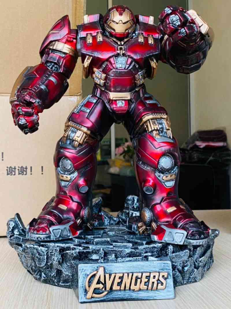 Promo Statue Hulkbuster Iron Man Pajangan Resin Hulk Buster Battle ...