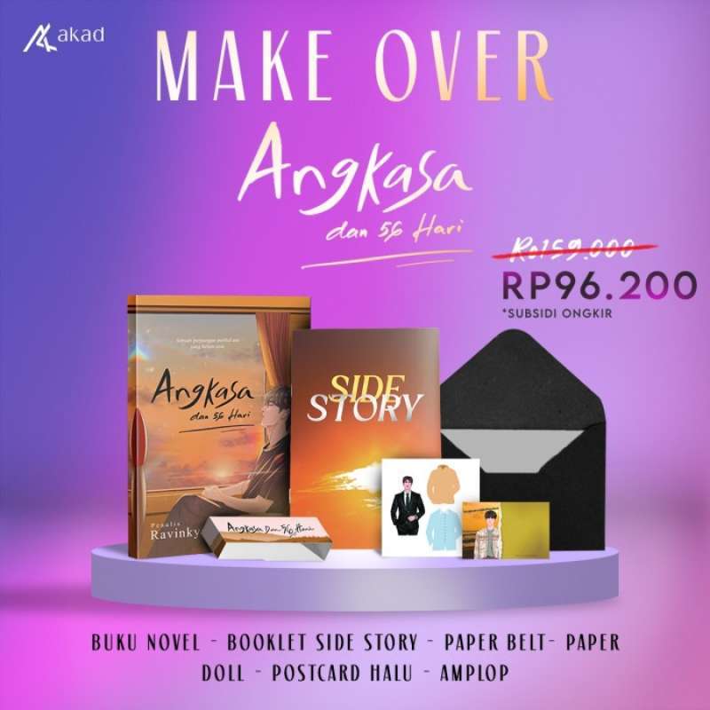Promo Novel Angkasa Dan 56 Hari + Ttd - Ravinkyu Diskon 23% Di Seller ...