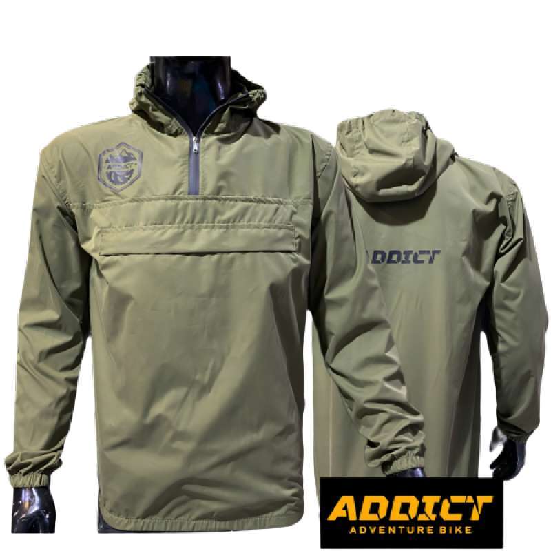 Jual Addict Adventure Jacket Kangguru Waterproof Soft Parasut Bisa ...