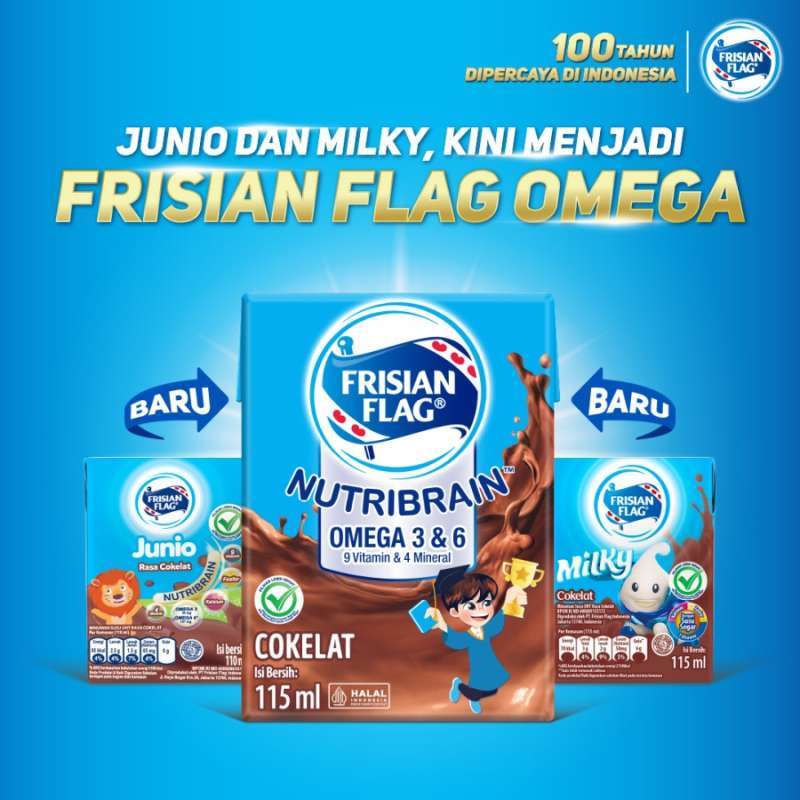 Jual Frisian Flag Omega Susu Uht Chocolate 115ml [36 Pcs] Di Seller Leviant - Wanasari, Kab ...