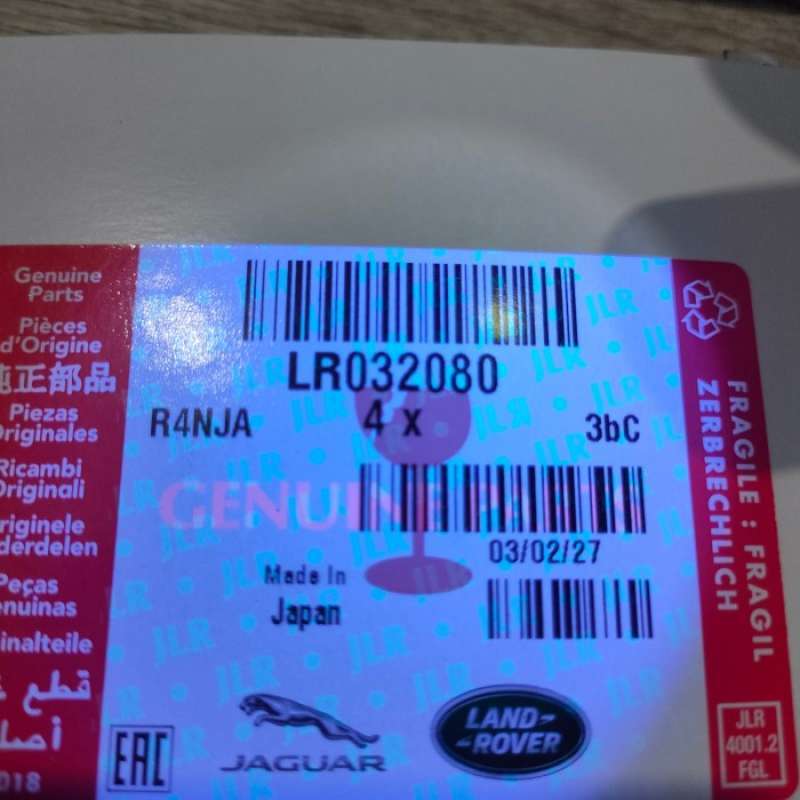 Promo Busi Genuine Land Rover Lr032080 Eq Jaguar C2p23089 Diskon 23% Di ...