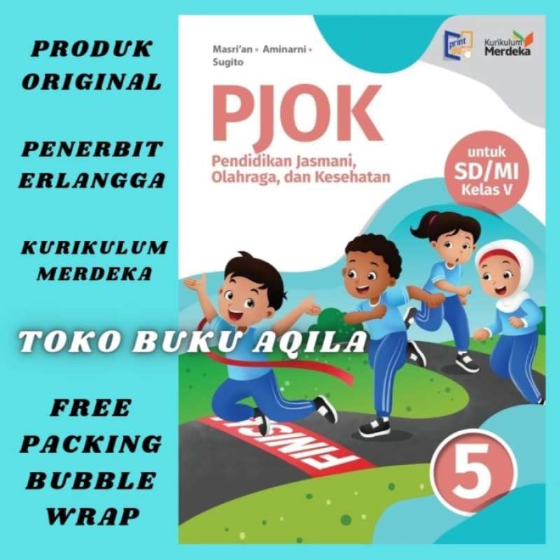 Promo Buku Pjok Kelas 5 Sd Erlangga Kurikulum Merdeka - Penjasorkes Diskon 23% Di Seller Malini ...
