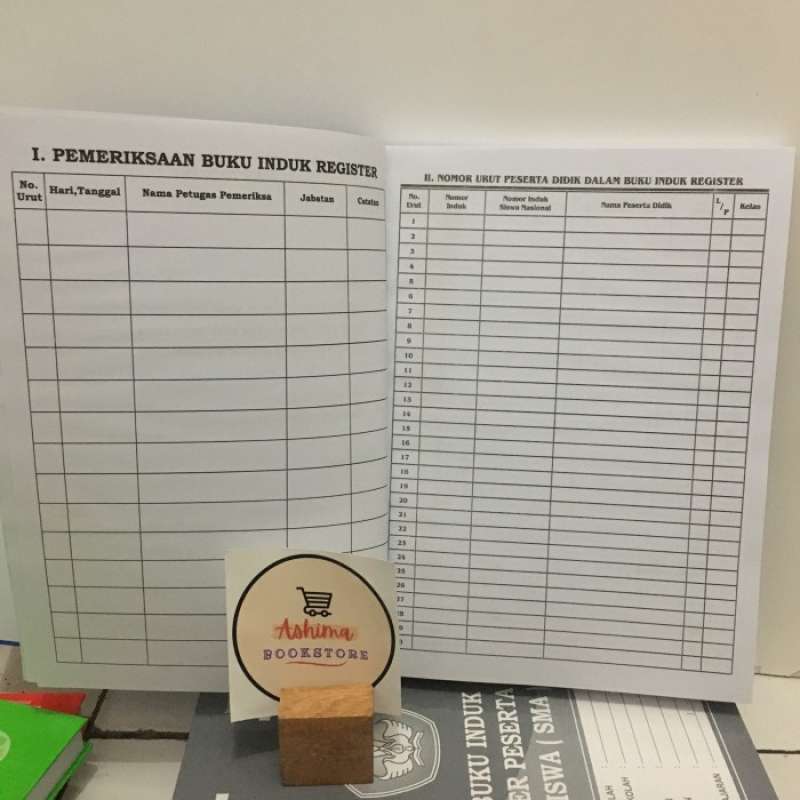 Promo Buku Induk Register Registrasi Peserta Didik Siswa Smp K13 ...