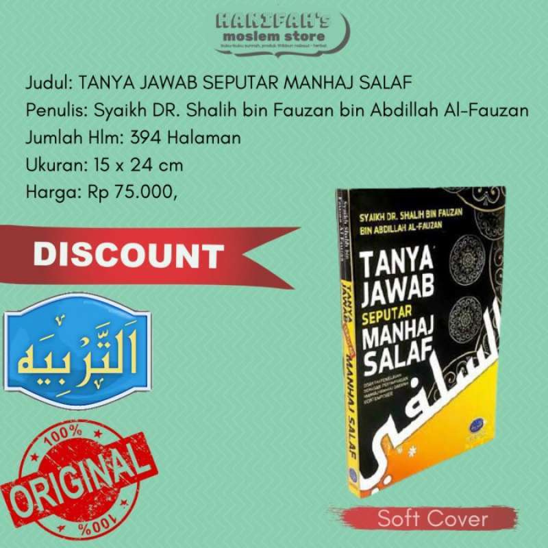 Promo Tanya Jawab Seputar Manhaj Salaf Media Tarbiyah Buku Diskon 23% Di Seller Malini Store ...