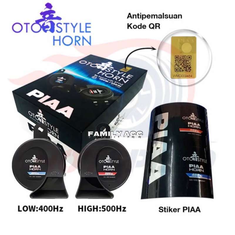 Jual Klakson Keong Piaa Oto Style Horn 12v / 112db Original Motor Dan ...