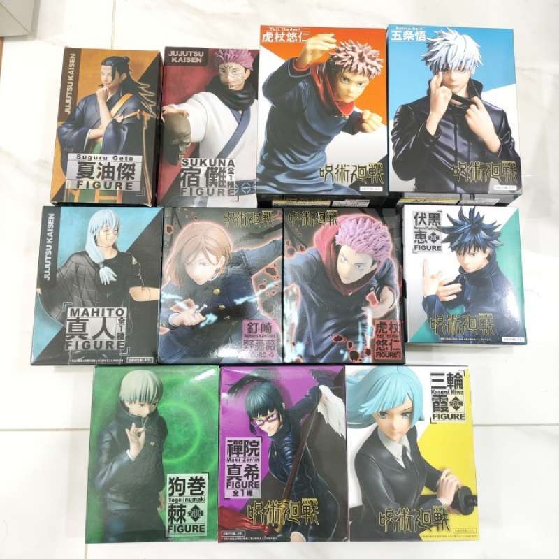Promo Taito Jujutsu Kaisen Yuji Sukuna Mahito Geto Miwa Maki Toge Figure Ori - Yuji Itadori ...