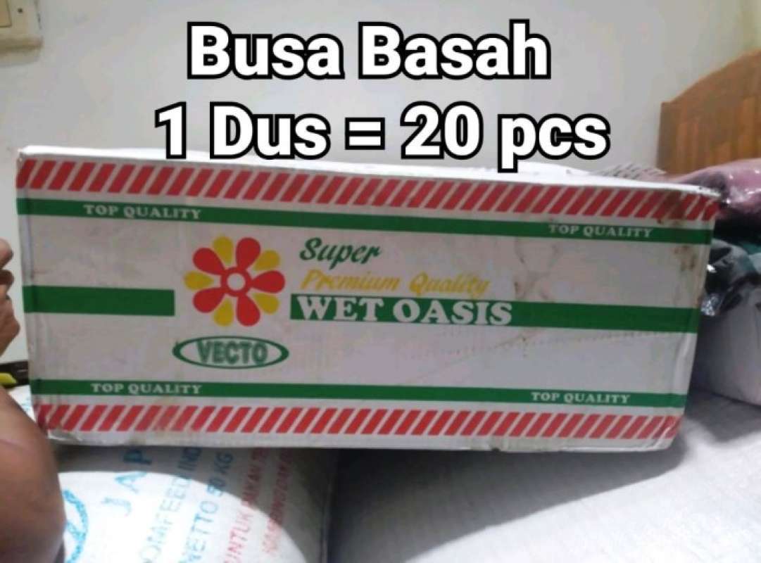 Jual Busa Basah 1 Dus/wet Foam/floral Foam/oasis Basah/bunga Hidup Di ...
