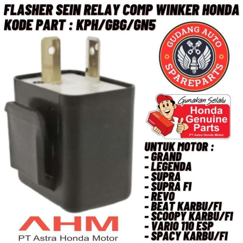 Jual Original Ahm Flasher Sein Plaser Flaser Sen Relay Honda Universal ...