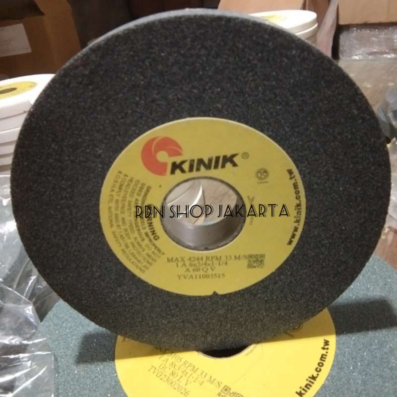 Promo Batu Gerinda Duduk 6 Inch Kinik 6 X 3/4 X 1 - 1/4 Batu Gurinda 6 ...