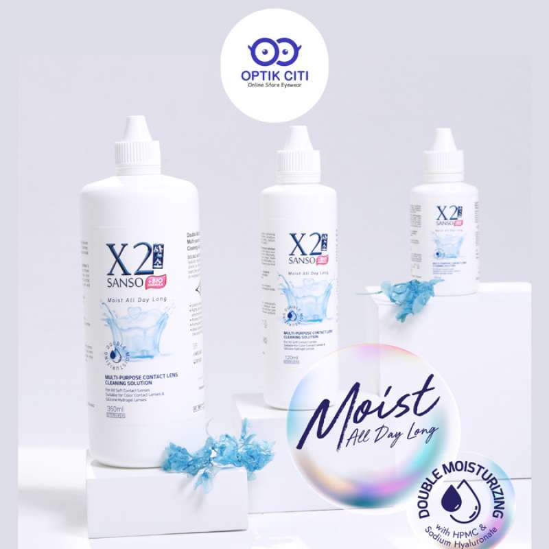Jual Cairan Softlens X2 Sanso Bio Mps Original Moist All Day Di Seller ...