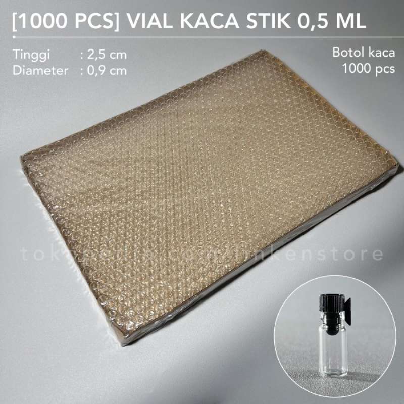 Promo 1000 Pcs Botol Vial 0,5ml Stik Kaca / Tester Sample Parfum ...
