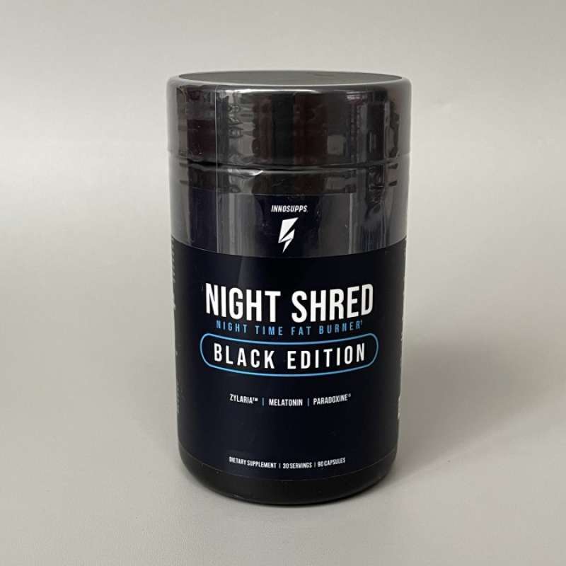 Promo Fat Burner Innosupps Night Shred New Formula Black Edition 90caps ...