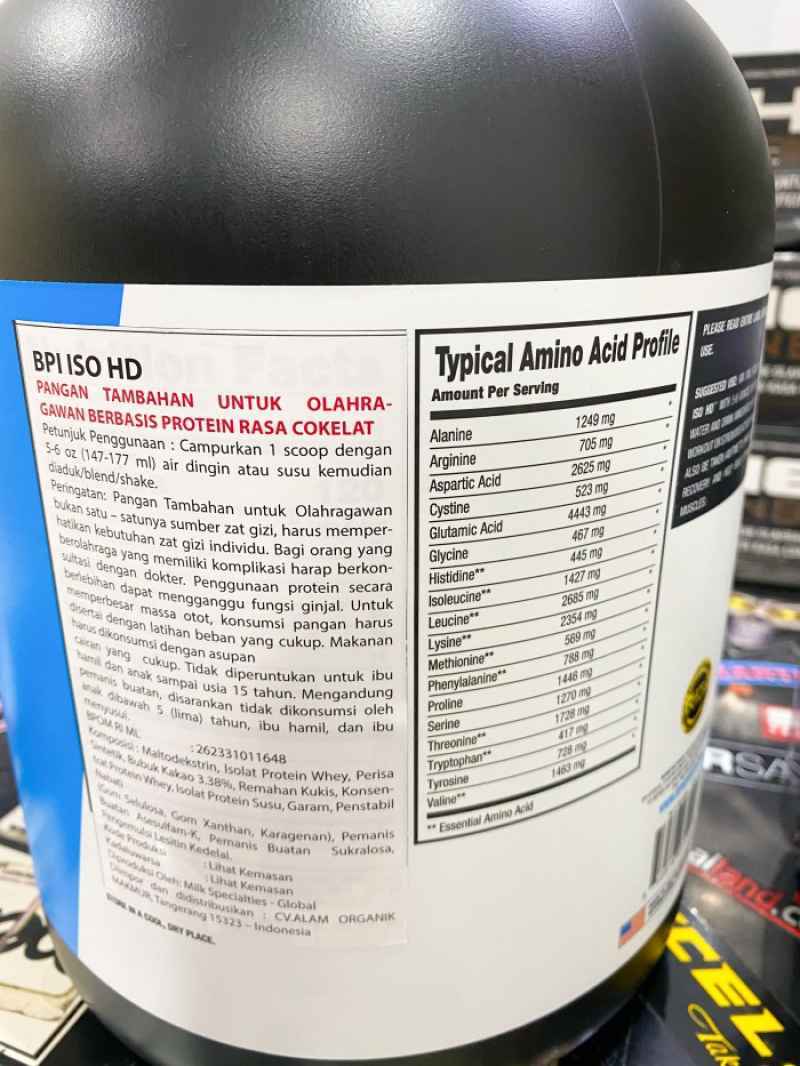 Promo Bpi Iso Hd Whey Isolate 5 Lbs Lb Sports Diskon 33% Di Seller ...