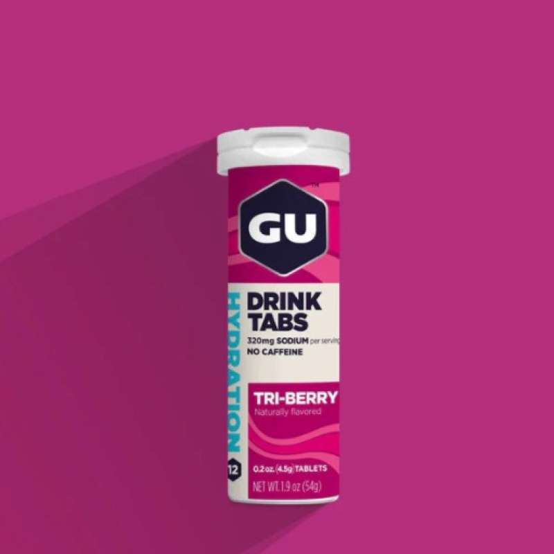 Promo Gu Hydration Drink Tabs Triberry / Electrolytes Tablet Energy ...