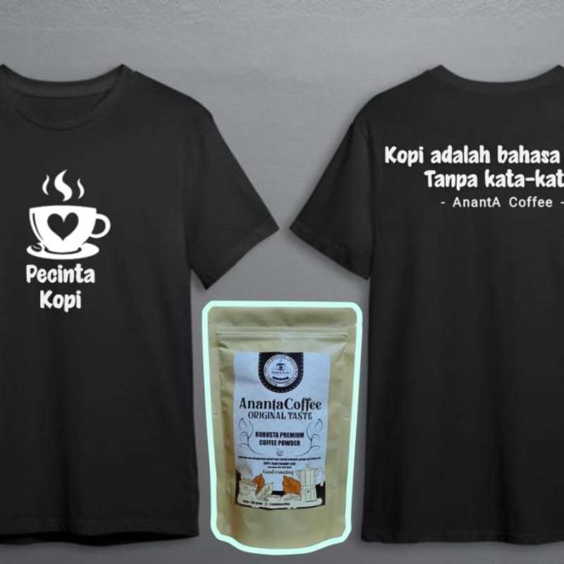 Jual Kaos Kata Kata Motivasi Keren Kopi Distro Kaos Pria Pecinta Kopi ...