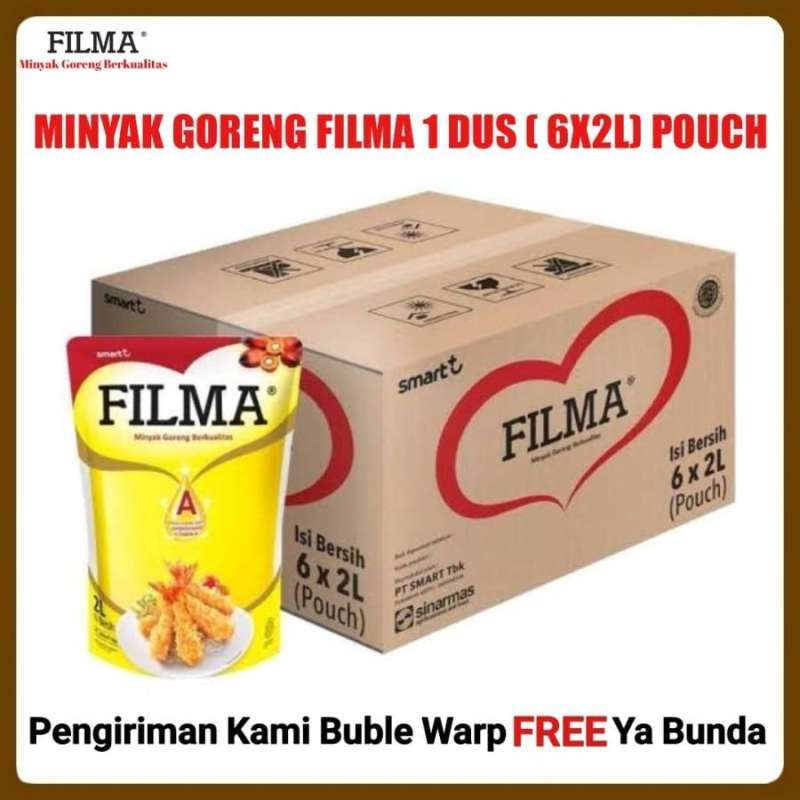Jual Filma Minyak Goreng 2 Liter 1 Dus 6 X 2l Pouch Filma 1 Dus Isi 6 ...