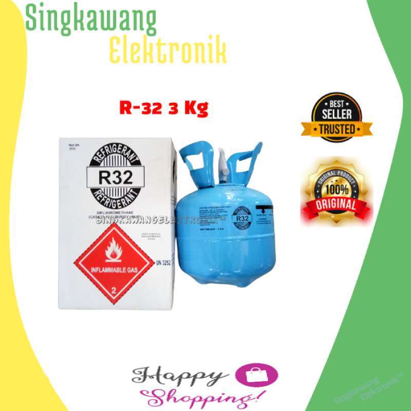 Promo Refrigerant / Freon Tabung Mini R32 3 Kg Diskon 23% Di Seller Djaya Mandiri Store - Petojo ...