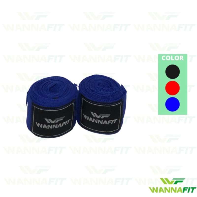 Promo Hand Wrap Boxing Mulaythai Hand Wrap Wannafit Handwarp - Biru, 5 ...