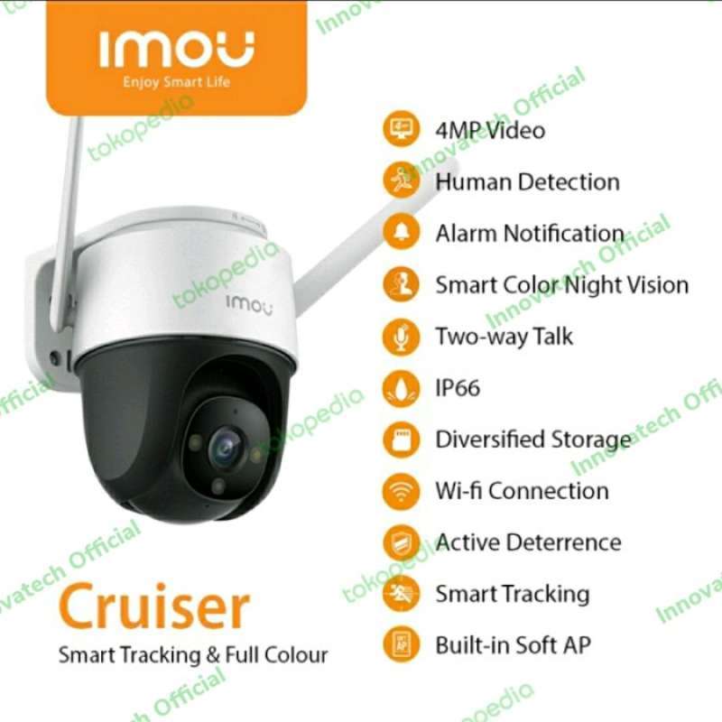 Promo Imou Cruiser 4mp Smart Tracking Full Colour Night Vision Ip Cam ...