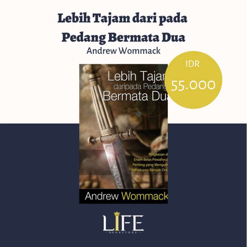 Promo Ori Lebih Tajam Dari Pada Pedang Bermata Dua - Andrew Wommack ...