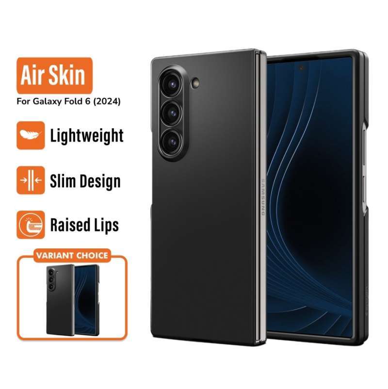 Promo Case Samsung Galaxy Z Fold 6 Spigen Air Skin Slim Thin Clear ...