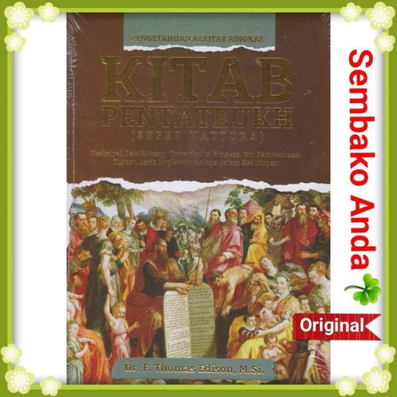 Promo Ori Kitab Pentateukh. Sefer Hattora. Thomas Edison. Diskon 26% Di ...