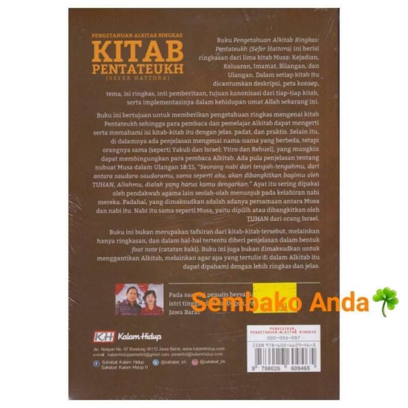 Promo Ori Kitab Pentateukh. Sefer Hattora. Thomas Edison. Diskon 26% Di ...