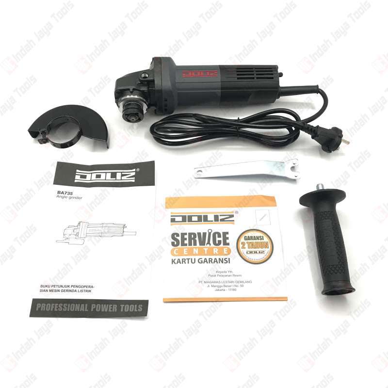 Jual Doliz Ba735 Mesin Gerinda Tangan 4 Inch - Gurinda Angle Disc ...