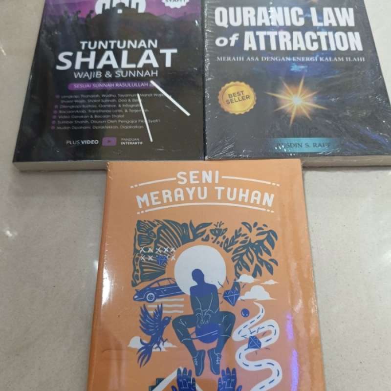 Promo Ori Paket 3 Buku Seni Merayu Tuhan Super Lengkap Tuntunan Shalat ... Promo Ori Paket 3 Buku Seni Merayu Tuhan Super Lengkap Tuntunan Shalat ...