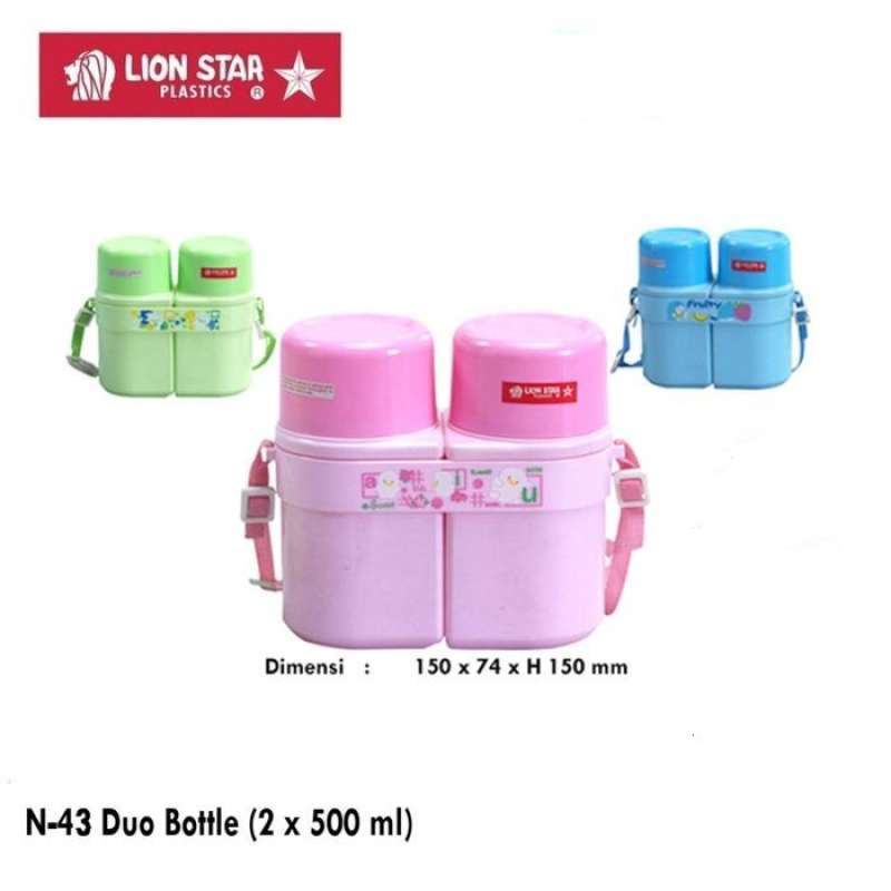 Promo Lion Star N-43 Duo Bottle 2 Botol Isi 500ml Bottle Minuman Anak ...