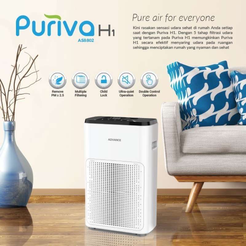 Promo Advance Air Purifier Puriva H1 Diskon 23% Di Seller Sejahtera ...