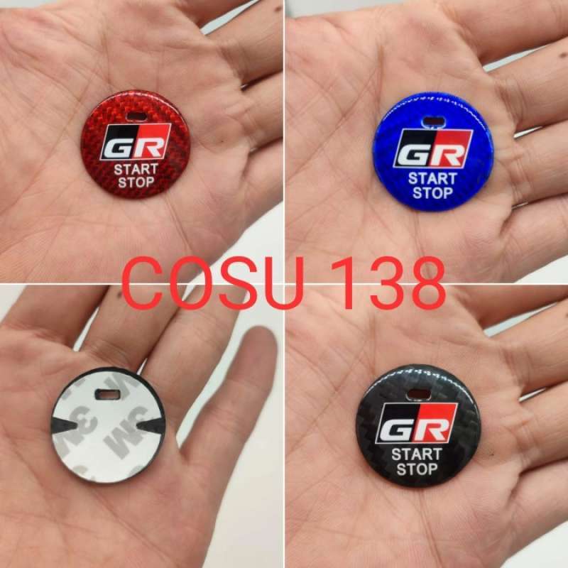 Promo Cover Tombol Start Stop Engine Gr Carbon Kevlar Toyota Raize ...