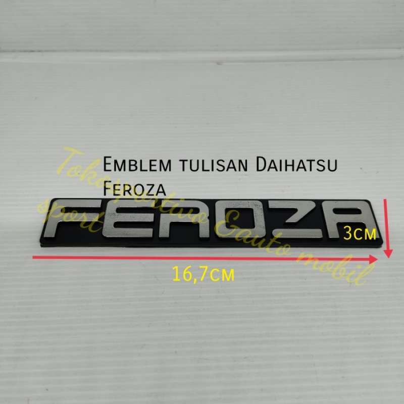Promo Emblem Logo Huruf Tulisan Lambang Daihatsu Feroza Feroza Diskon ...