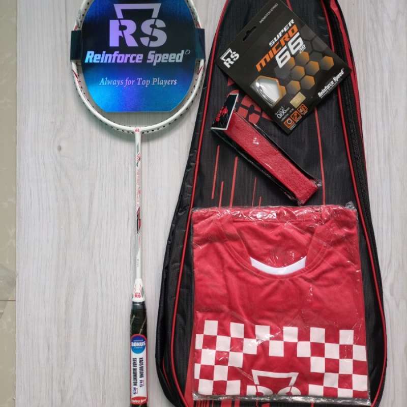 Promo Raket Badminton Rs Matric Power 12 Original Komplit 30 Lbs Diskon ...