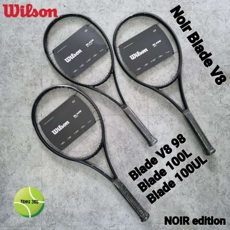Promo Raket Tenis Wilson Noir Blade V8 98 / 100l / 100ul ( Black Edition ) Diskon 33% Di Seller ...