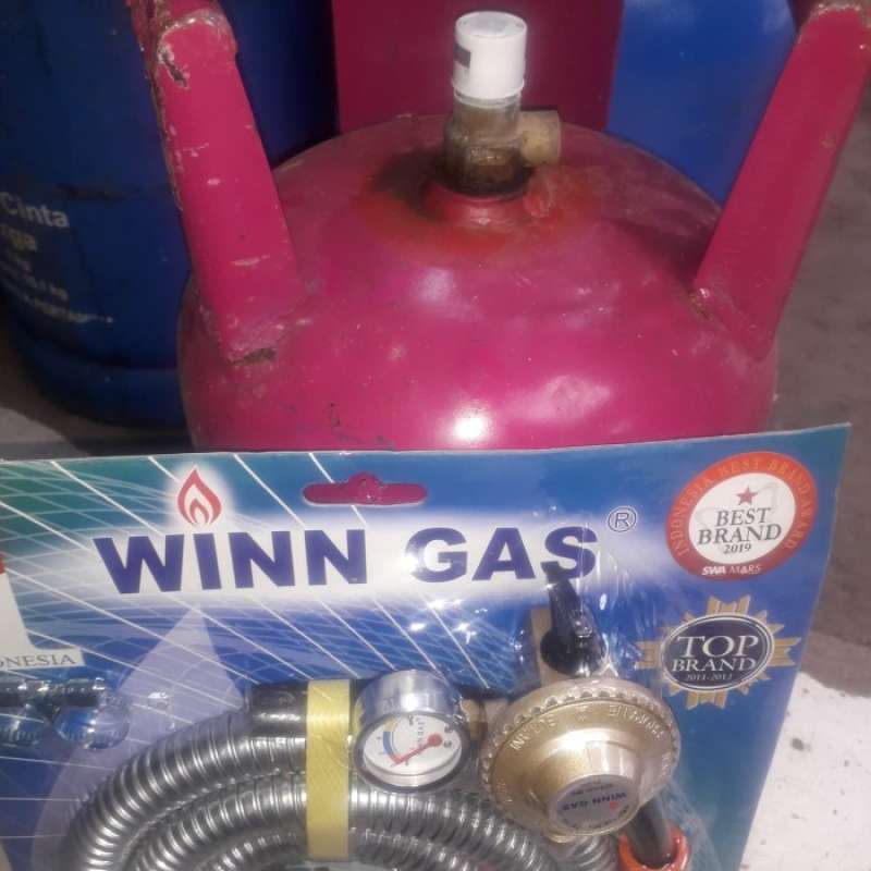 Promo Tabung Gas Lpg 5.5kg + Isi + Slang & Regulator Meter Diskon 23% Di Seller Balikana Store ...
