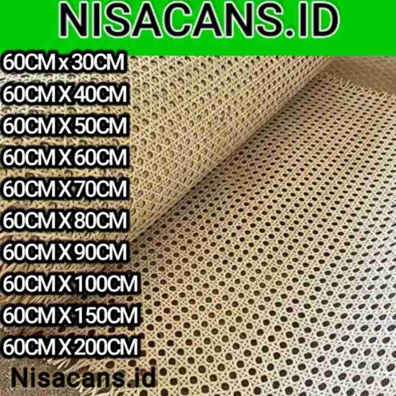 Jual Rotan - Anyaman Lembaran Rotan/webbing Rotan Original Alami - 40cm ...